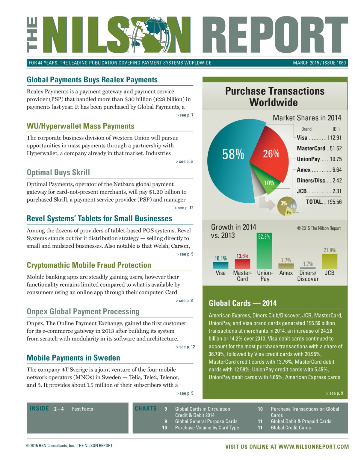 Global Payments Buys Realex Payments - Nilson Report