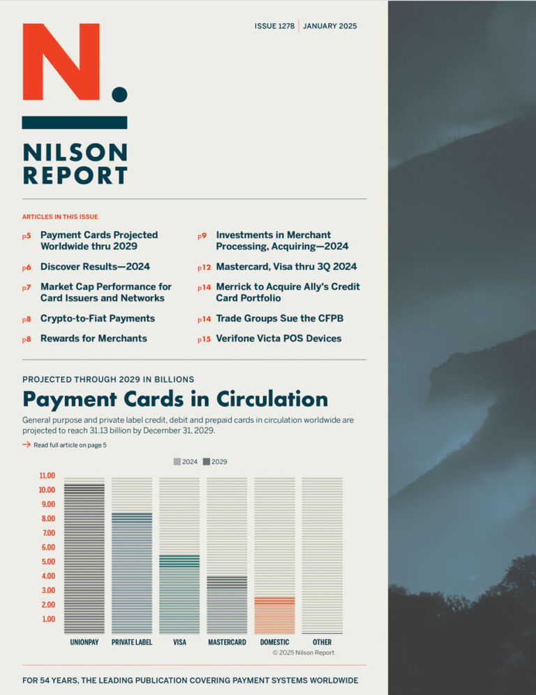 Subscribe - Nilson Report