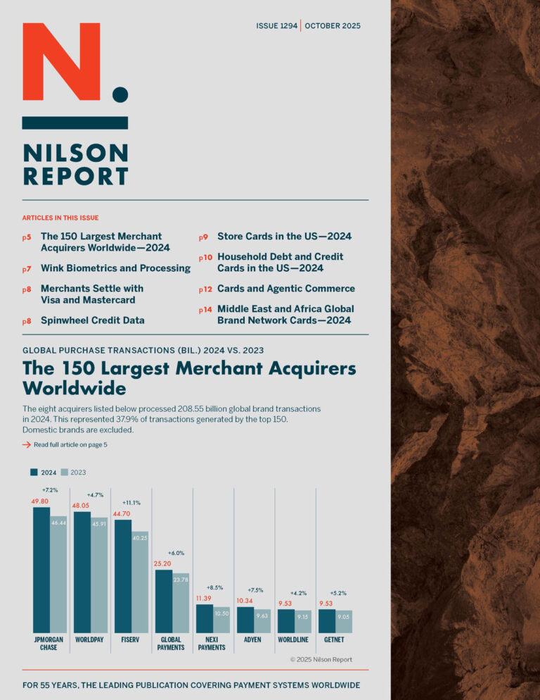 The Current Issue - Nilson Report