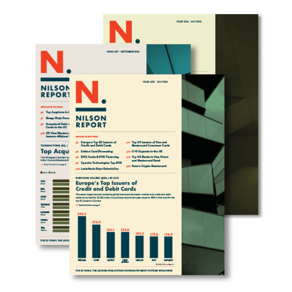 Order Back Issues - Nilson Report